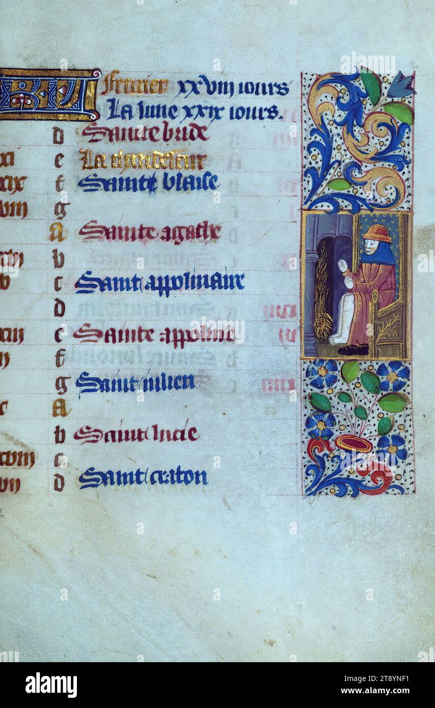 Book of Hours, Marginalia, Illuminated in the style of Willem Vrelant ...