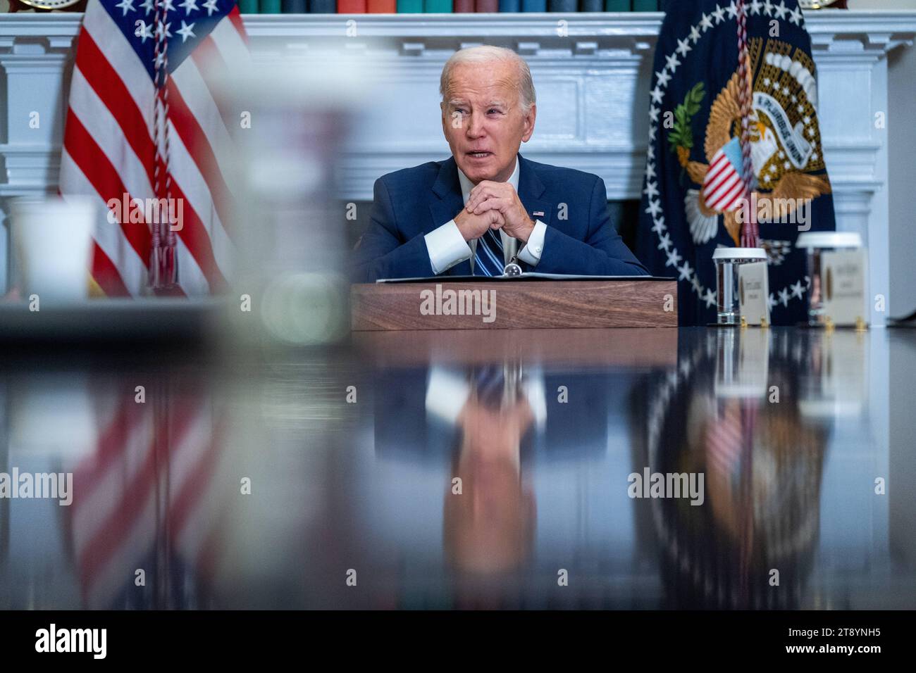 United States President Joe Biden outlines efforts to counter the flow ...