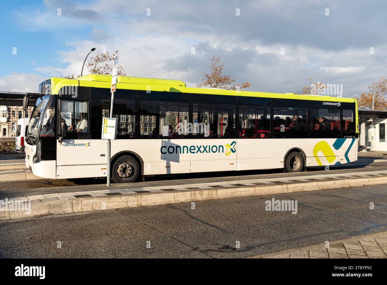 Connexxion VDL Citea bus at Middelburg station Stock Photo - Alamy