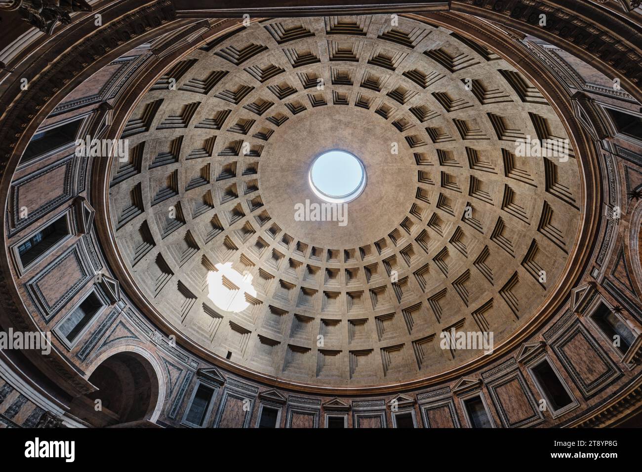 Rome, Italy - November 2 2023: Interior view of the magnificent ancient ...