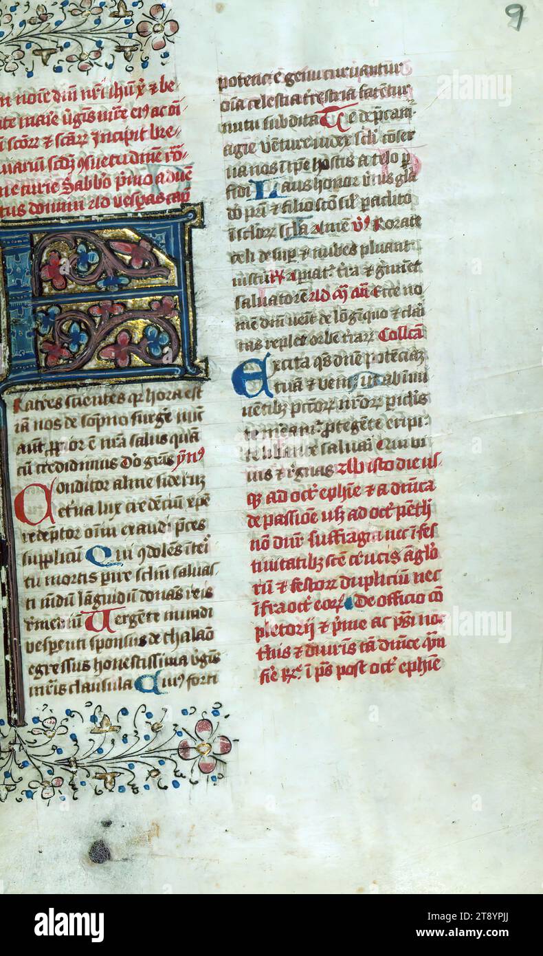 Breviary, Illuminated Decorated Initial, This Breviary was created ca ...