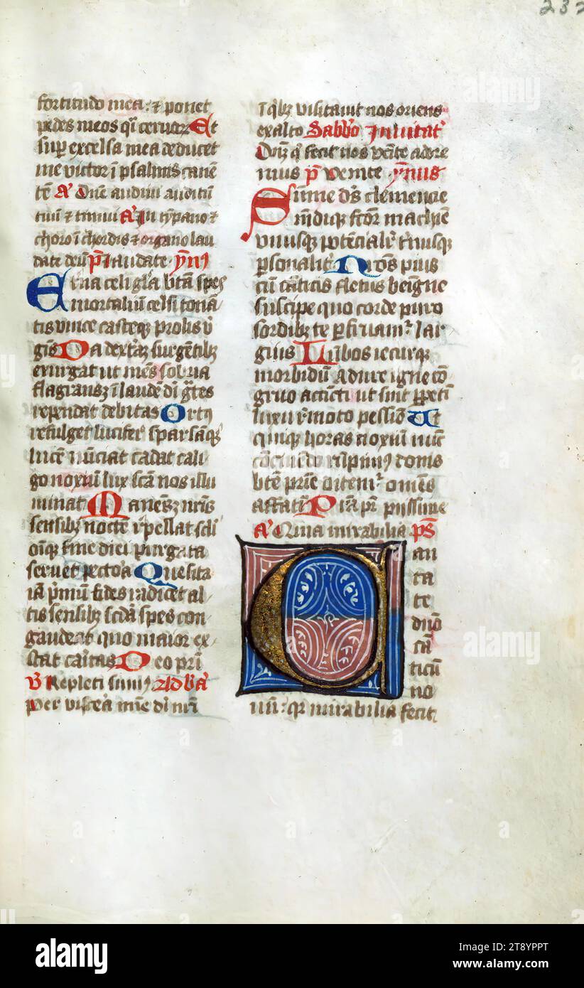 Breviary, Illuminated Decorated Initial, This Breviary was created ca ...