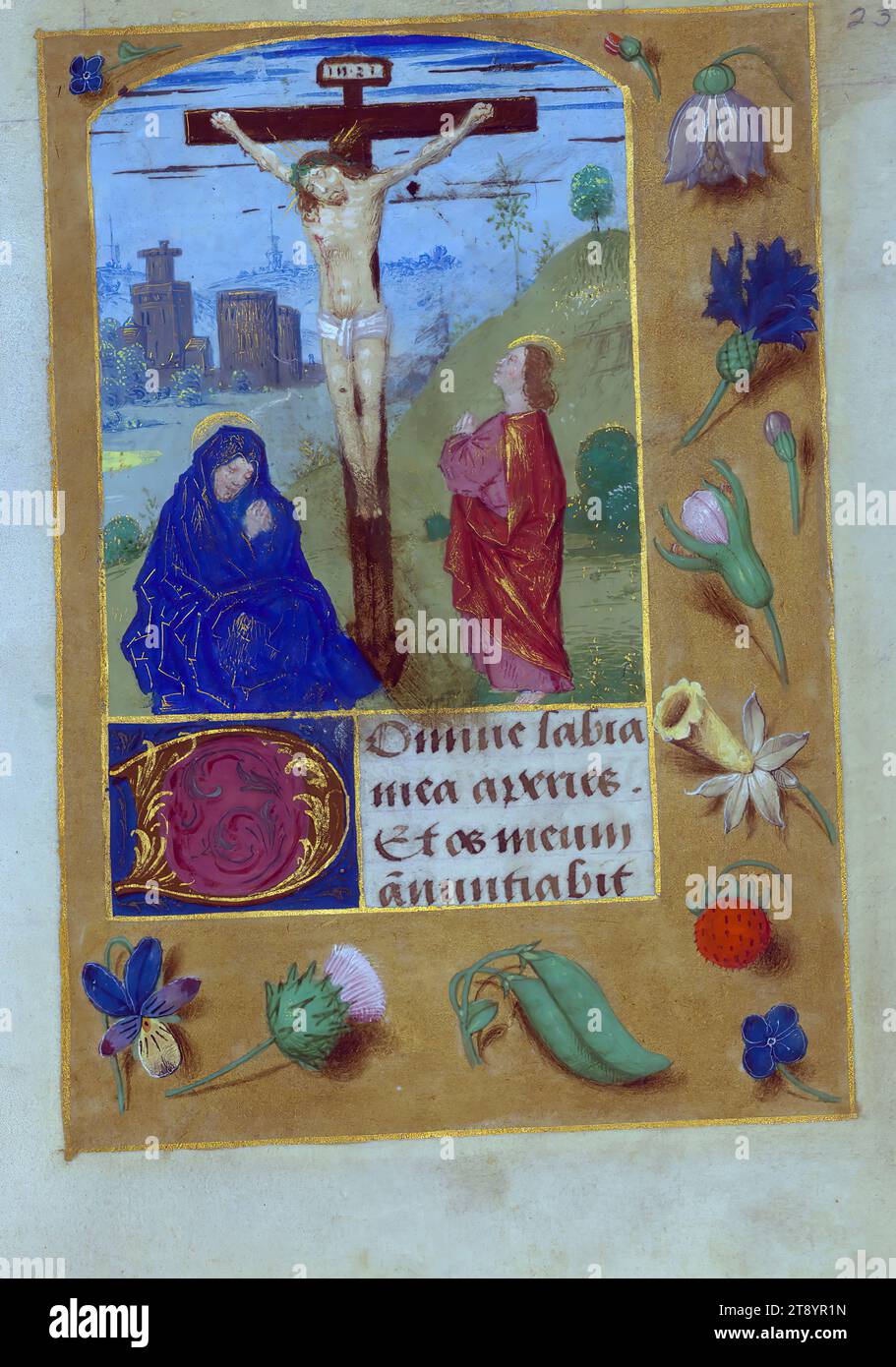 Illusionistic borders enhance several folios hi-res stock photography ...