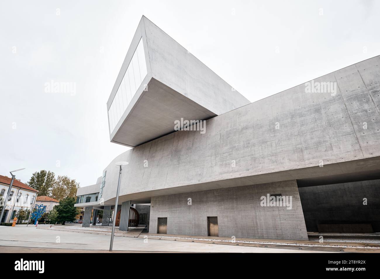 Rome, Italy - October 29 2023: Facade of MAXXI national museum of 21st-century contemporary art ...