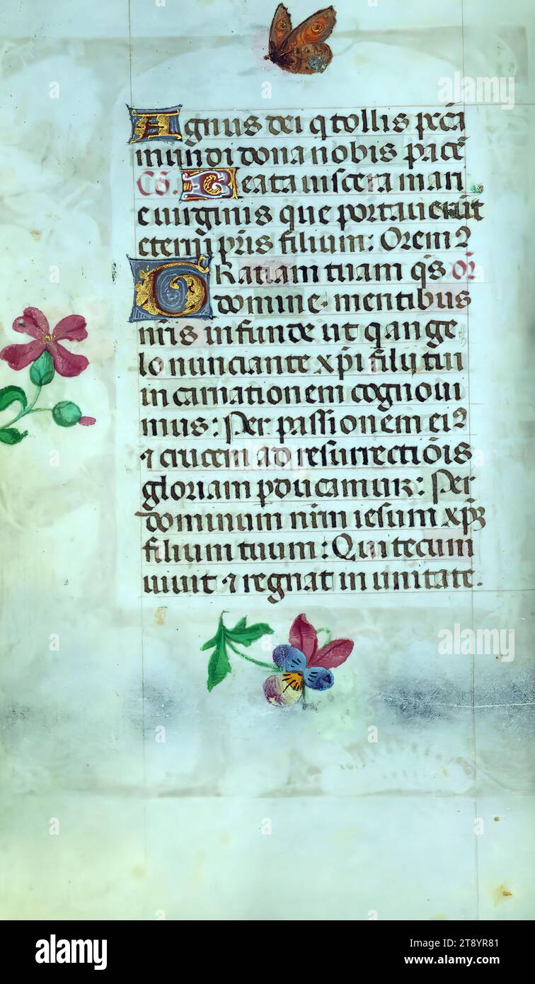 Book of Hours, This manuscript was created ca. 1500 in Bruges or Ghent ...