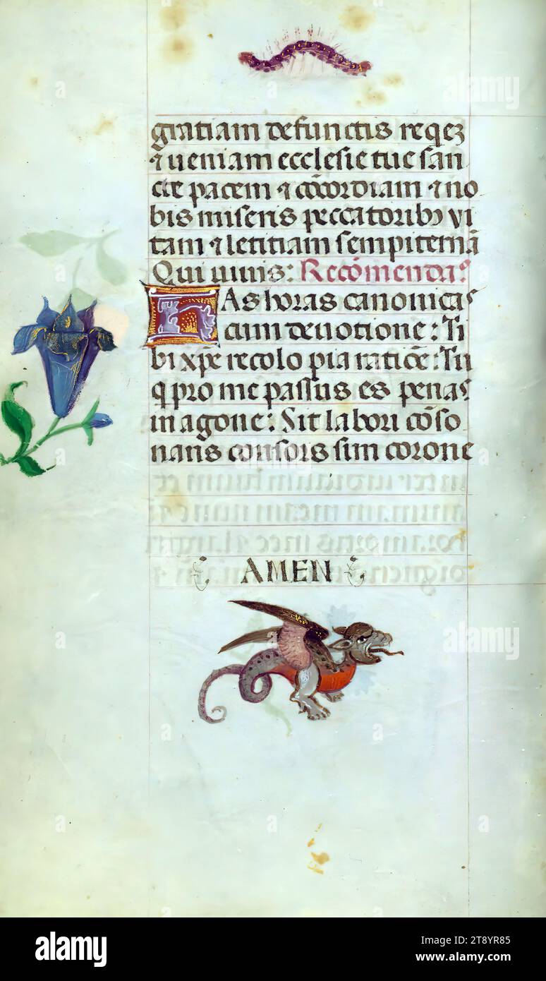 Book of Hours, This manuscript was created ca. 1500 in Bruges or Ghent ...