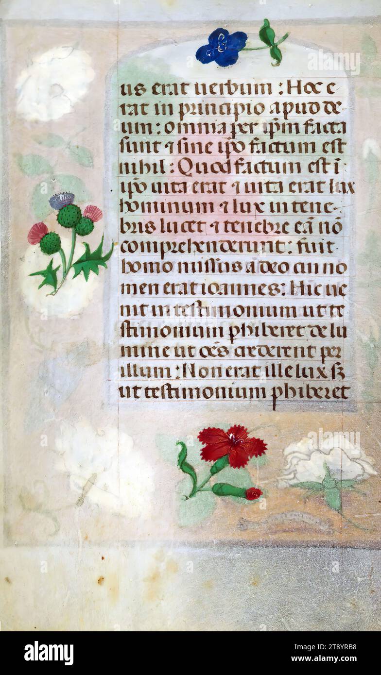 Folio 39v, This manuscript was created ca. 1500 in Bruges or Ghent, and ...