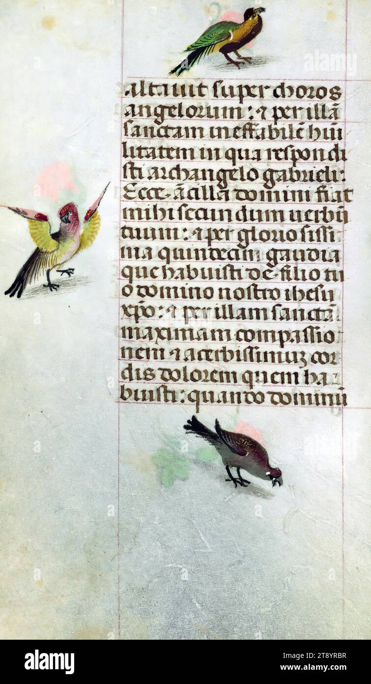 Book of Hours, Marginalia, This manuscript was created ca. 1500 in ...