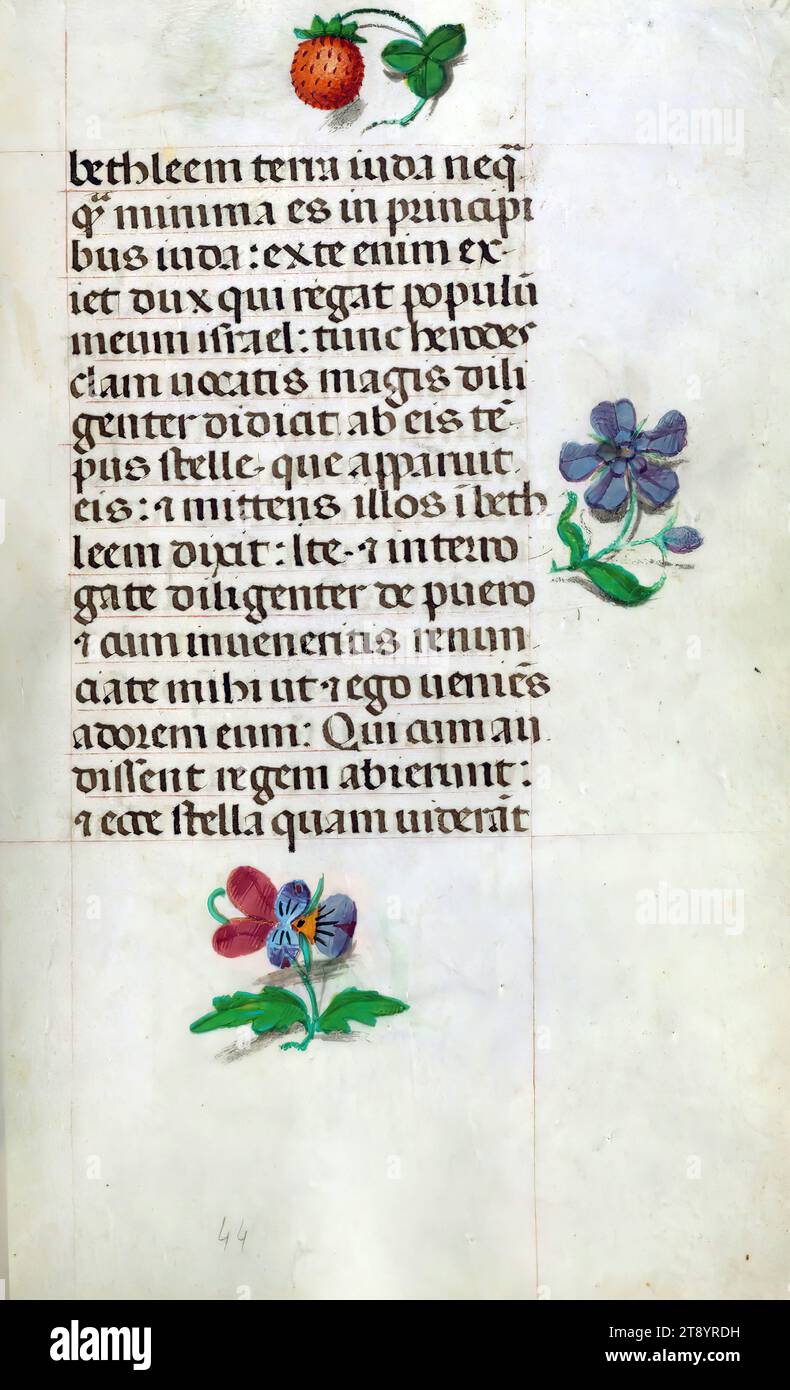 Book of Hours, This manuscript was created ca. 1500 in Bruges or Ghent ...