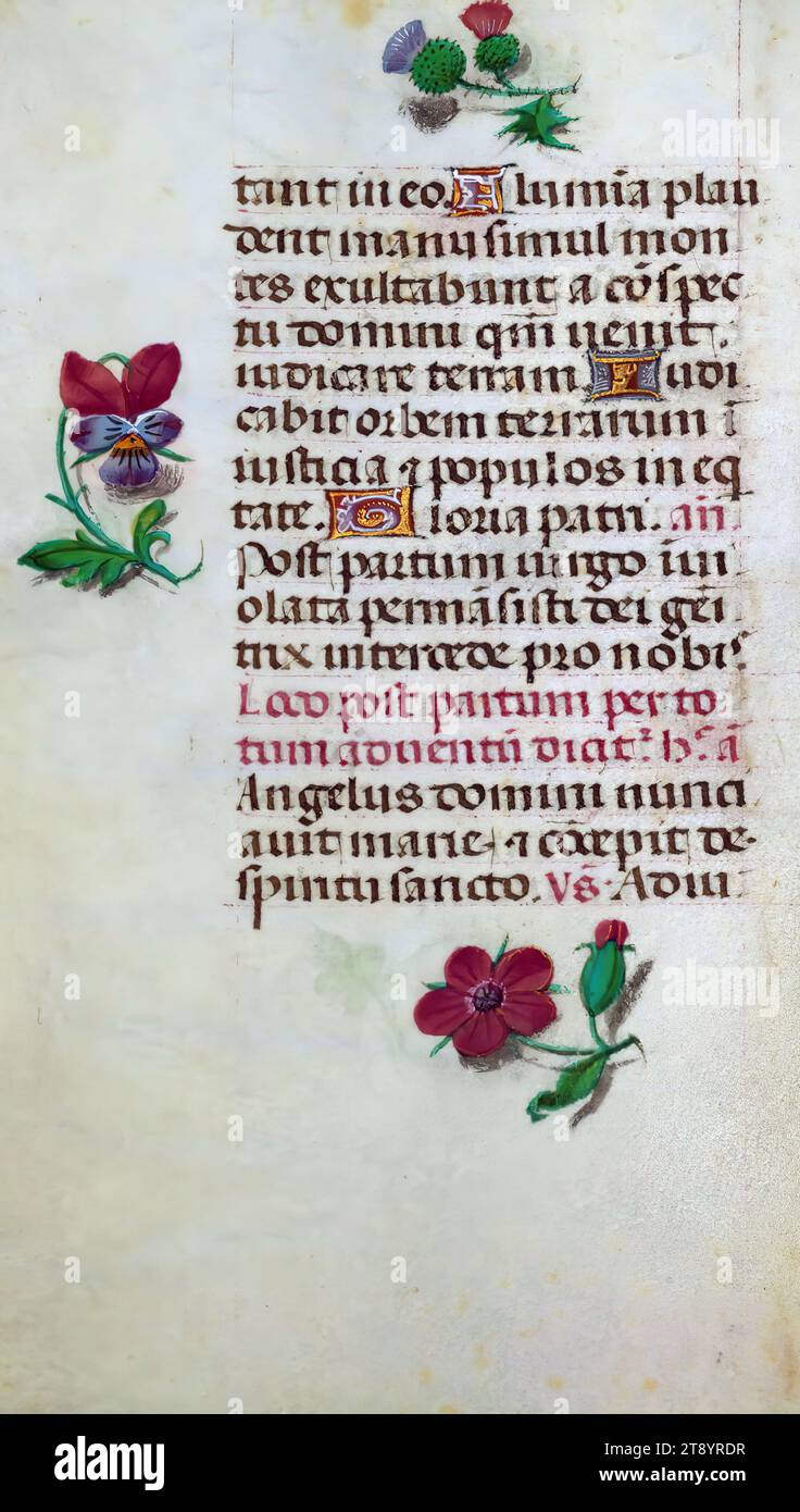 Book of Hours, This manuscript was created ca. 1500 in Bruges or Ghent ...