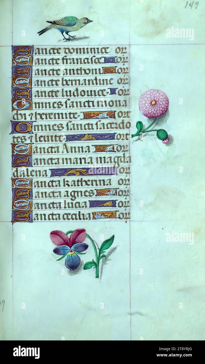 Book of Hours, Marginalia, This manuscript was created ca. 1500 in ...