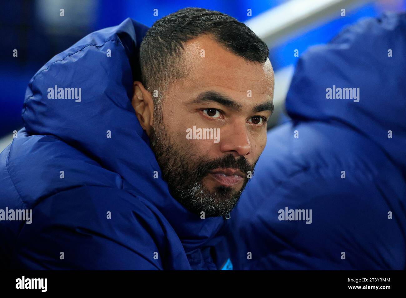 England assistant coach Ashley Cole during the UEFA Euro U21 Qualifiers ...