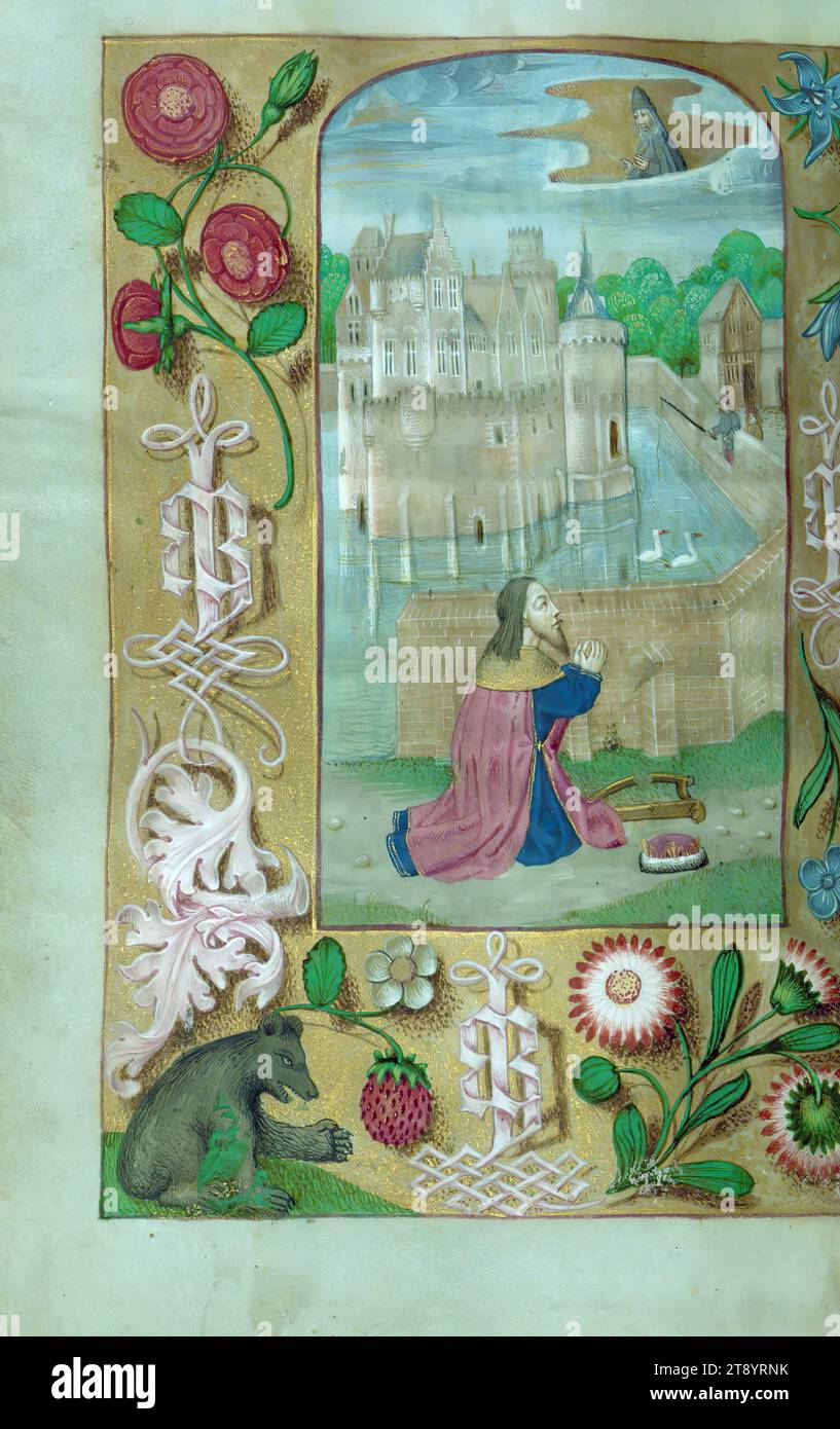 Hours of Duke Adolph of Cleves, King David penitent, This Book of Hours ...