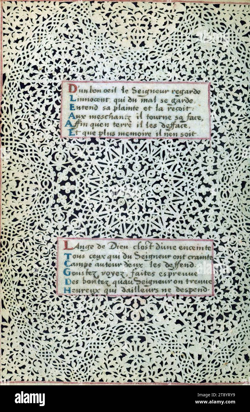 Lace Book of Marie de' Medici, Lace margins, This Prayerbook was made ...