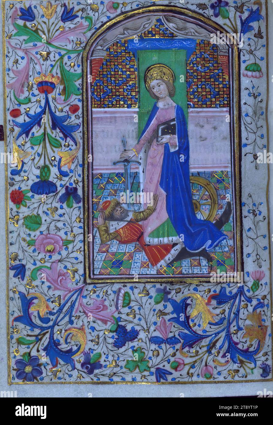 St catherine of alexandria manuscript hi-res stock photography and ...