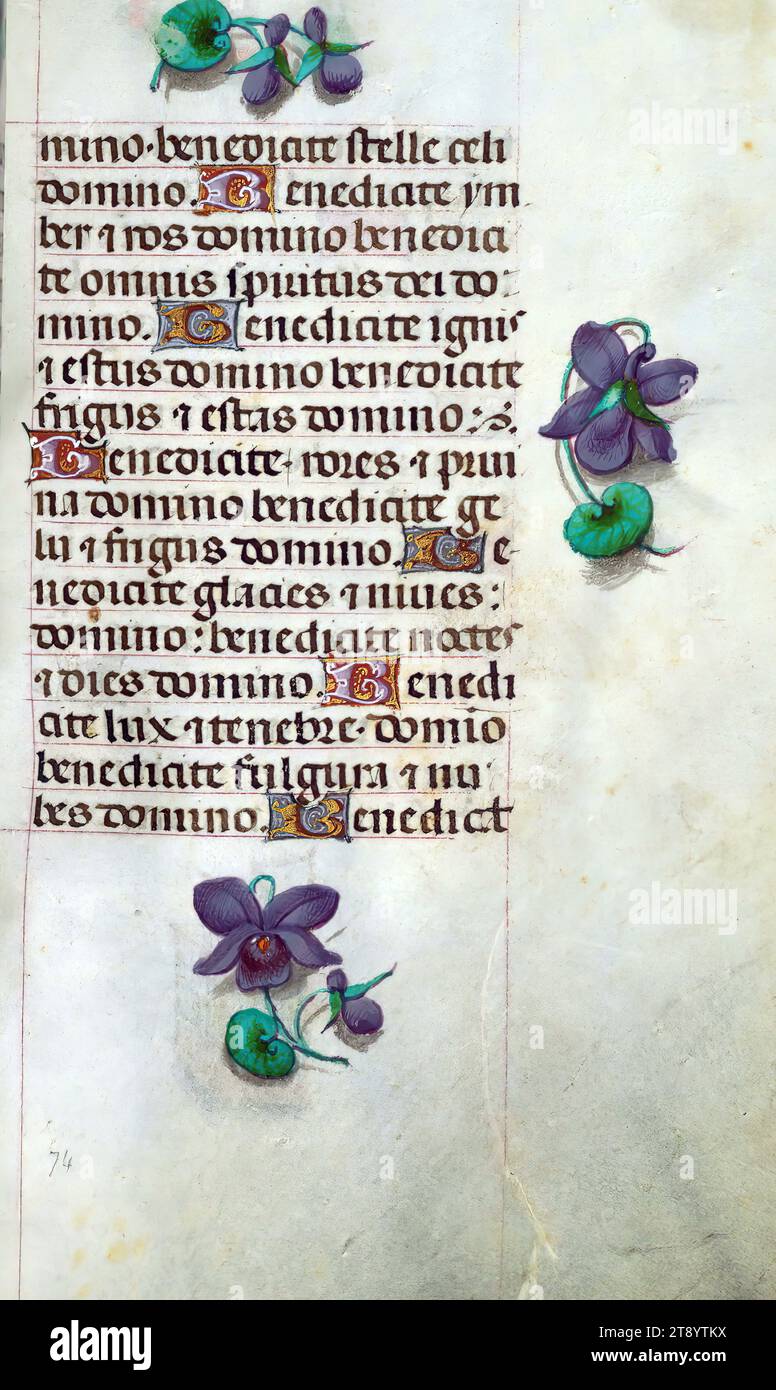 Book of Hours, This manuscript was created ca. 1500 in Bruges or Ghent ...