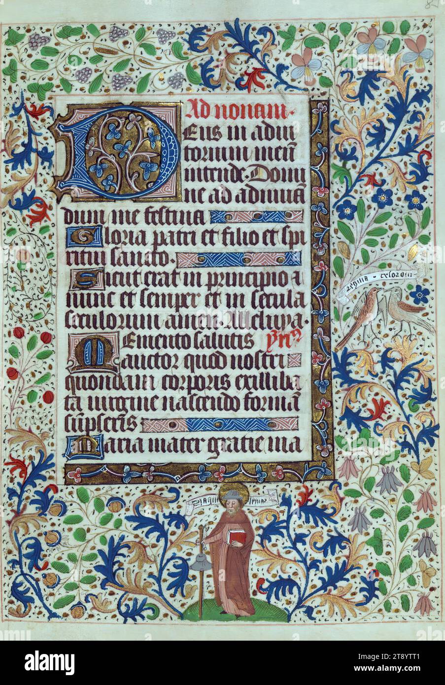 Book of Hours, Initial, This Book of Hours from ca. 1480 was possibly ...