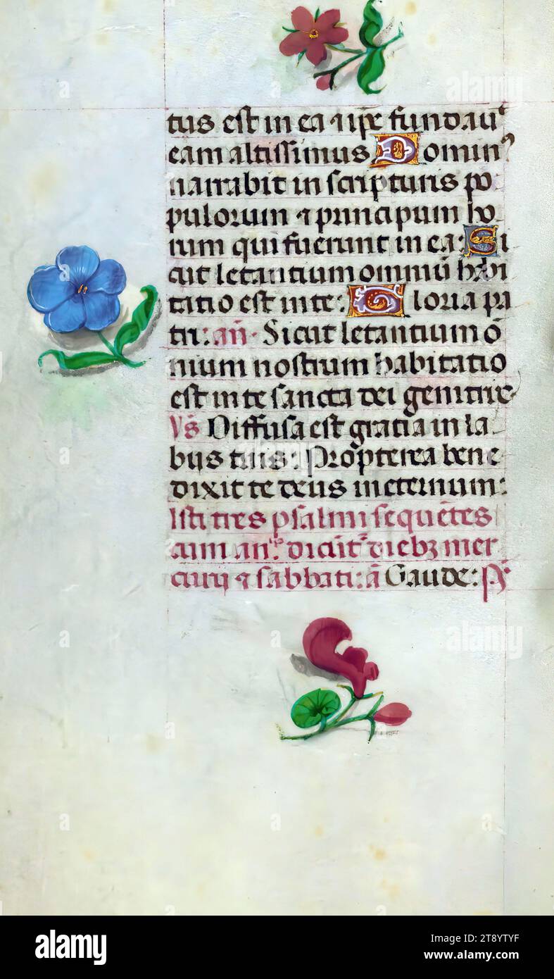 Book of Hours, This manuscript was created ca. 1500 in Bruges or Ghent ...