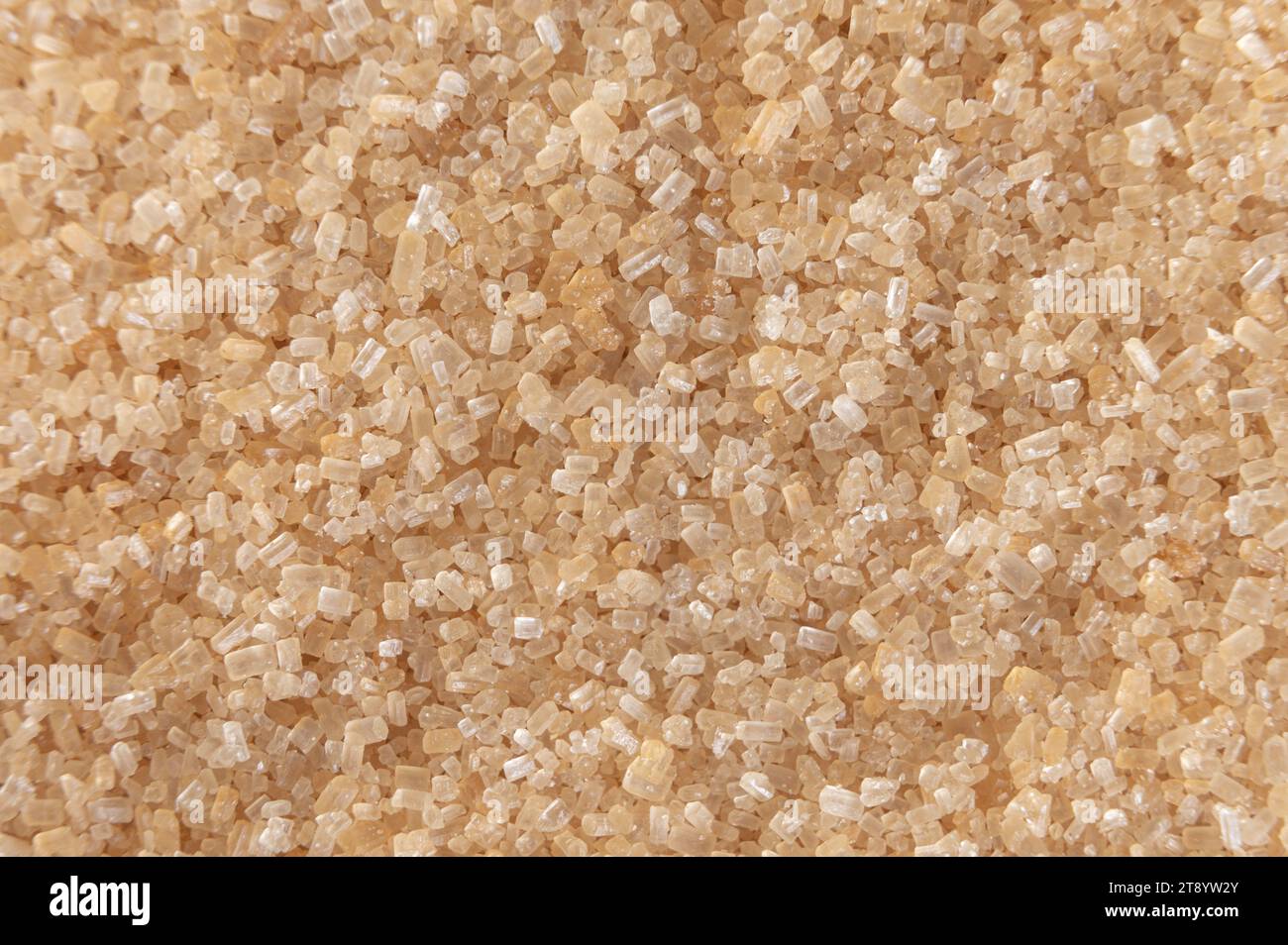 Granulated Raw Brown crystal Sugar grain Stock Photo - Alamy