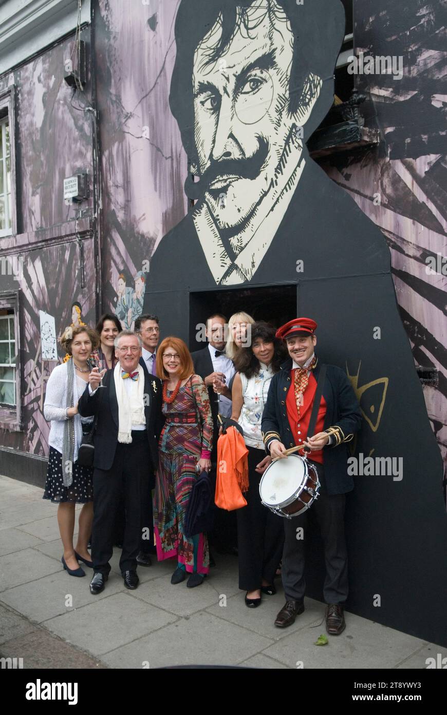 Chelsea Arts Club, London UK. The Whistler Dinner members and friends ...