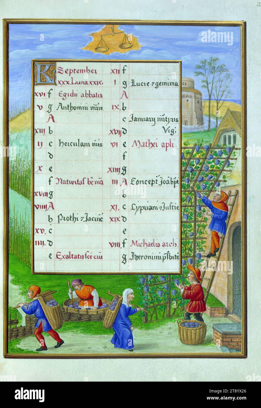 Manuscript illumination skills hi-res stock photography and images - Alamy