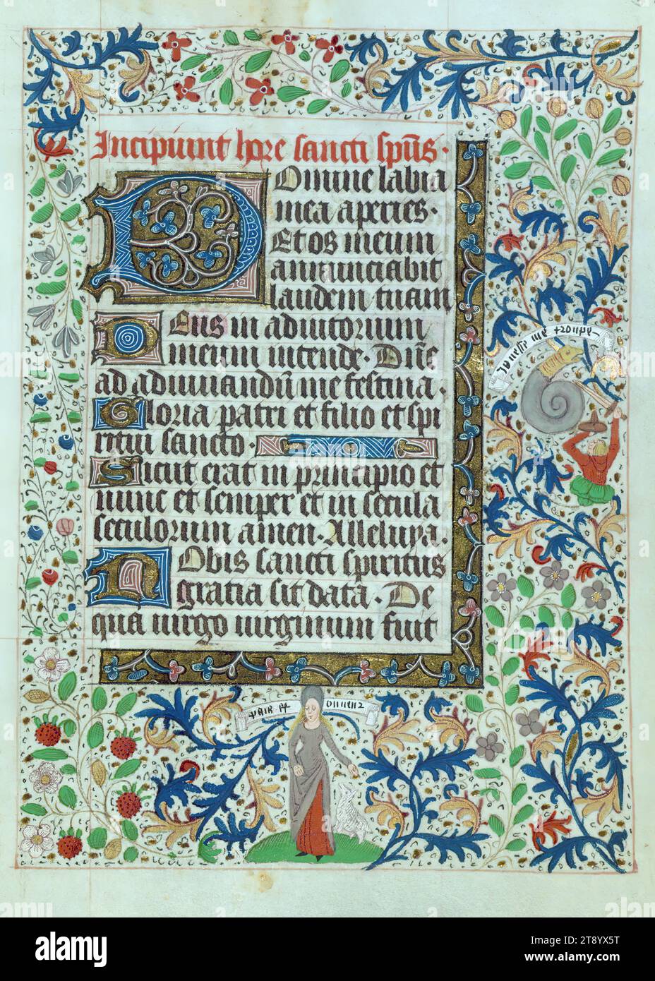 Book of Hours, Initial, This Book of Hours from ca. 1480 was possibly ...