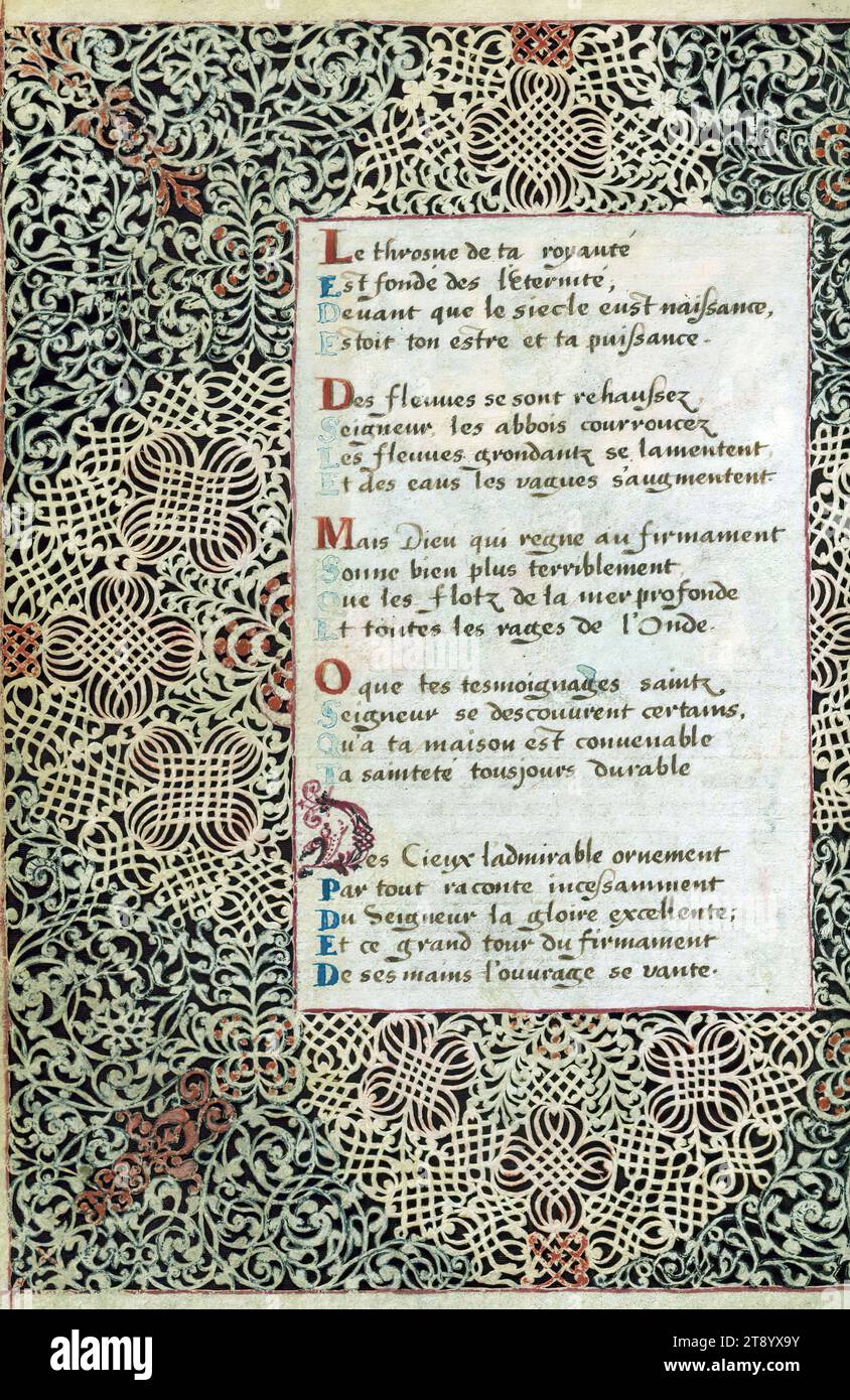 Lace Book of Marie de' Medici, Lace margins, This Prayerbook was made ...