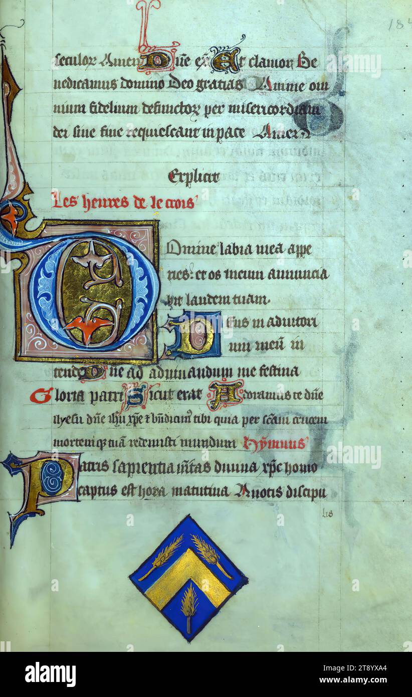 Psalter and Office of the Dead, Initial, Dating from ca. 1265-80, this ...