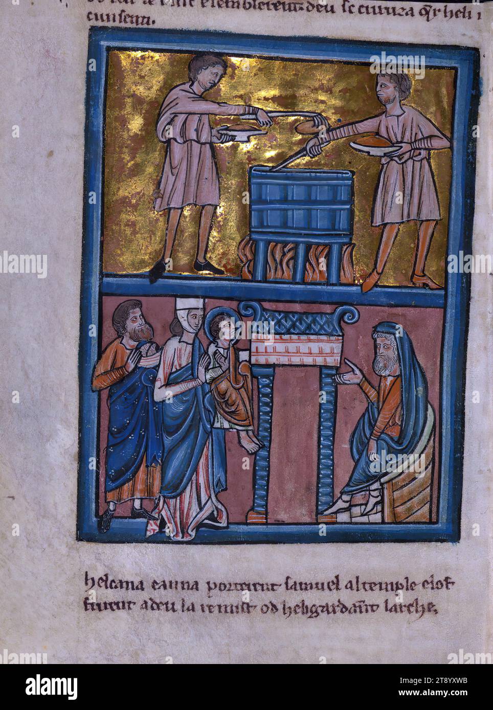 Illuminated Manuscript, Bible Pictures by William de Brailes, Eli's ...