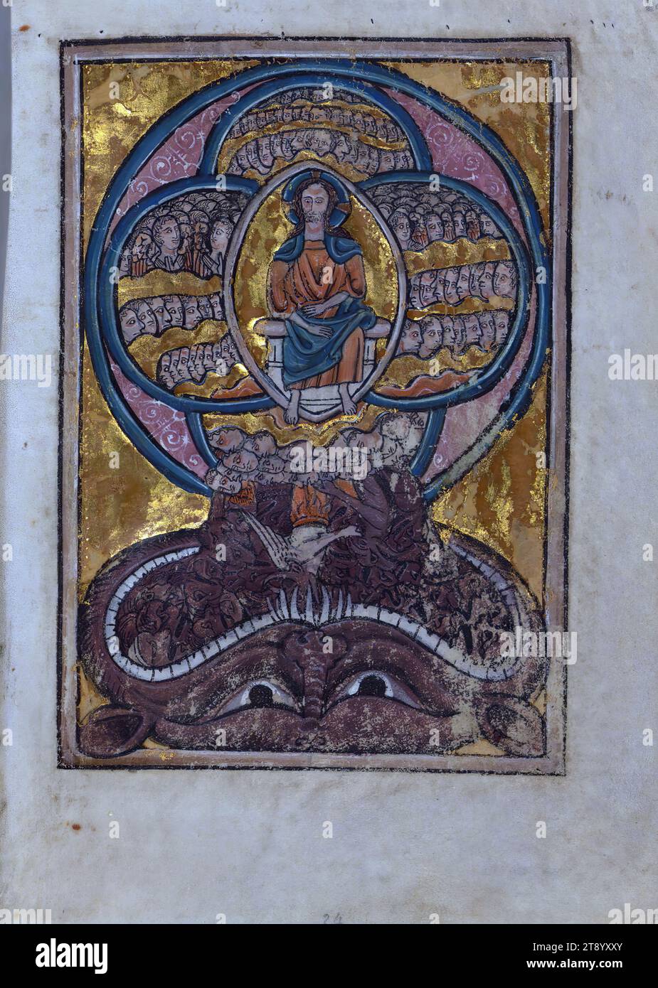 Illuminated Manuscript, Bible Pictures by William de Brailes, The Fall ...