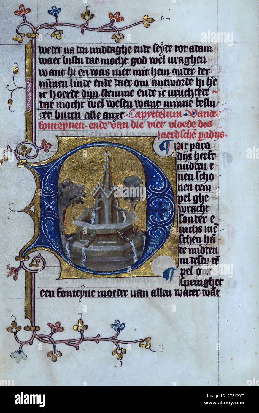 Illuminated Manuscript, Duke Albrecht's Table of Christian Faith ...