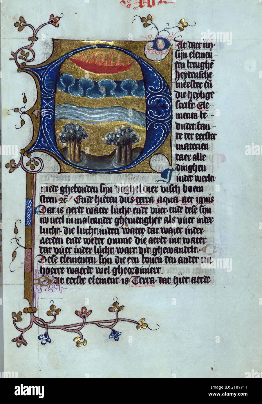 Illuminated Manuscript, Duke Albrecht's Table of Christian Faith ...