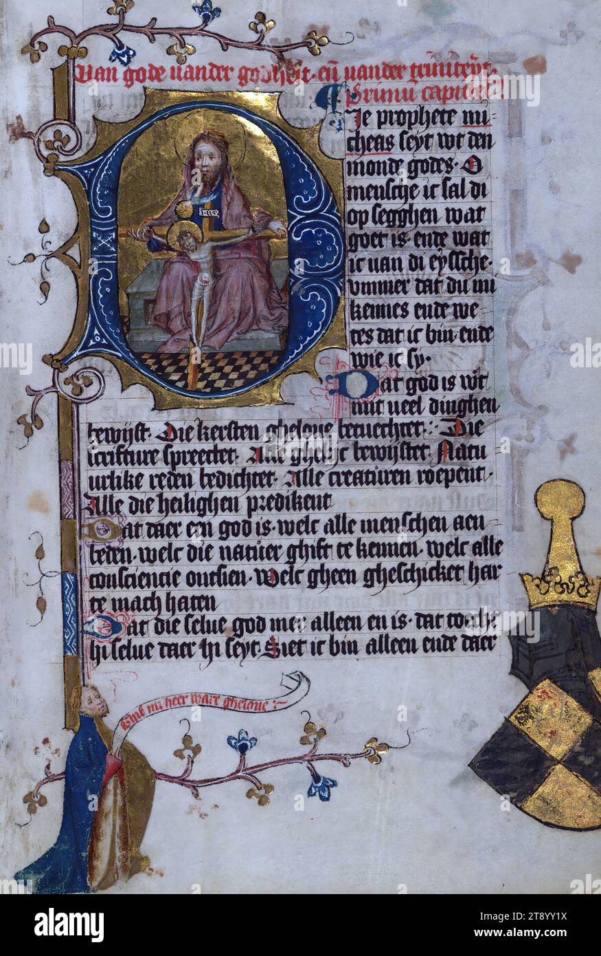 Illuminated Manuscript, Duke Albrecht's Table of Christian Faith ...