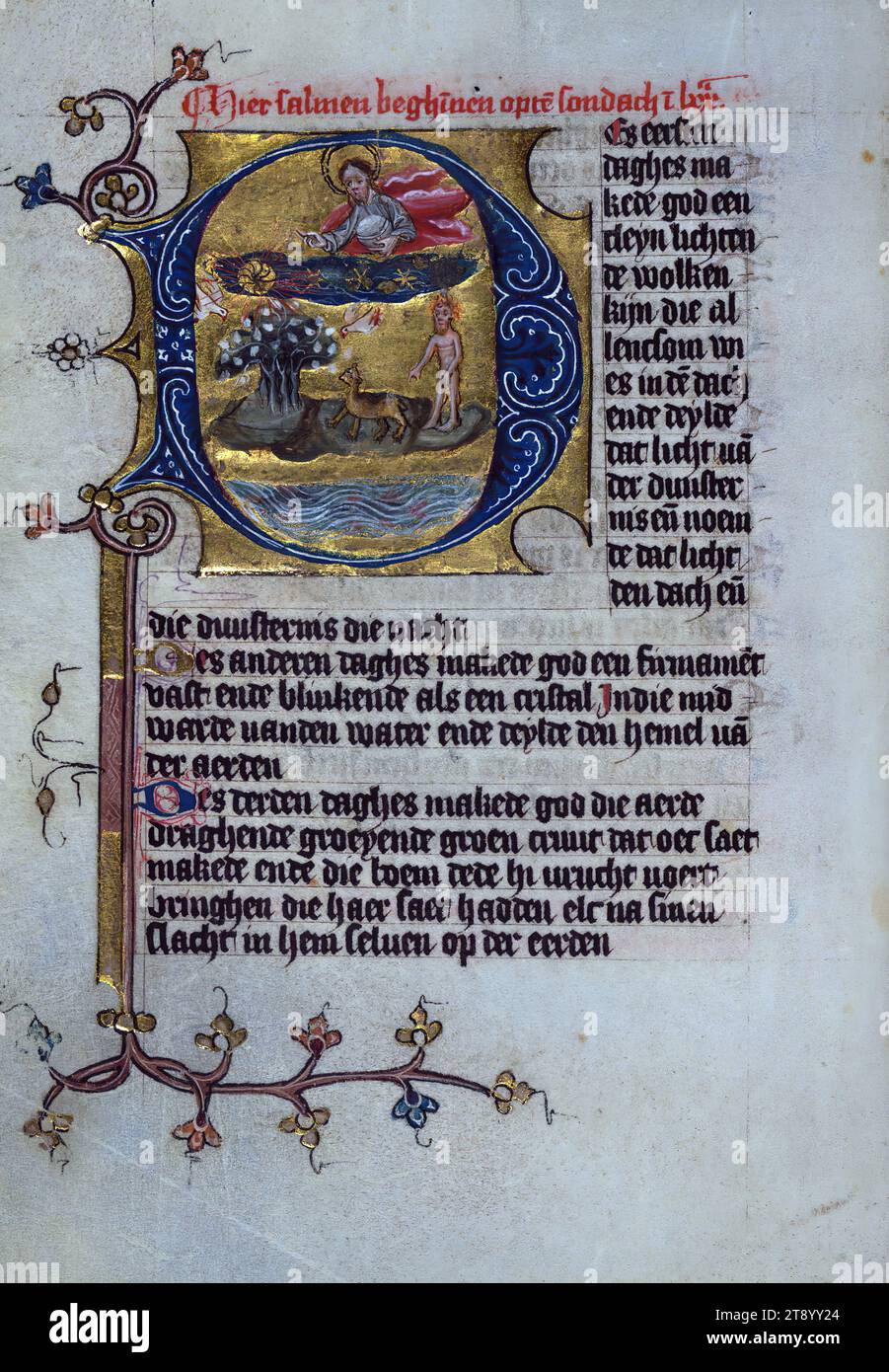 Illuminated Manuscript, Duke Albrecht's Table of Christian Faith ...