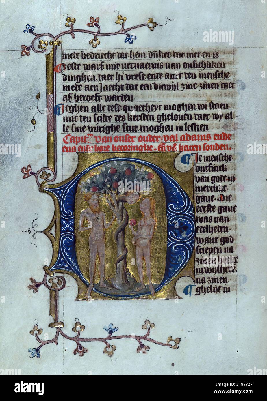 Illuminated Manuscript, Duke Albrecht's Table of Christian Faith ...