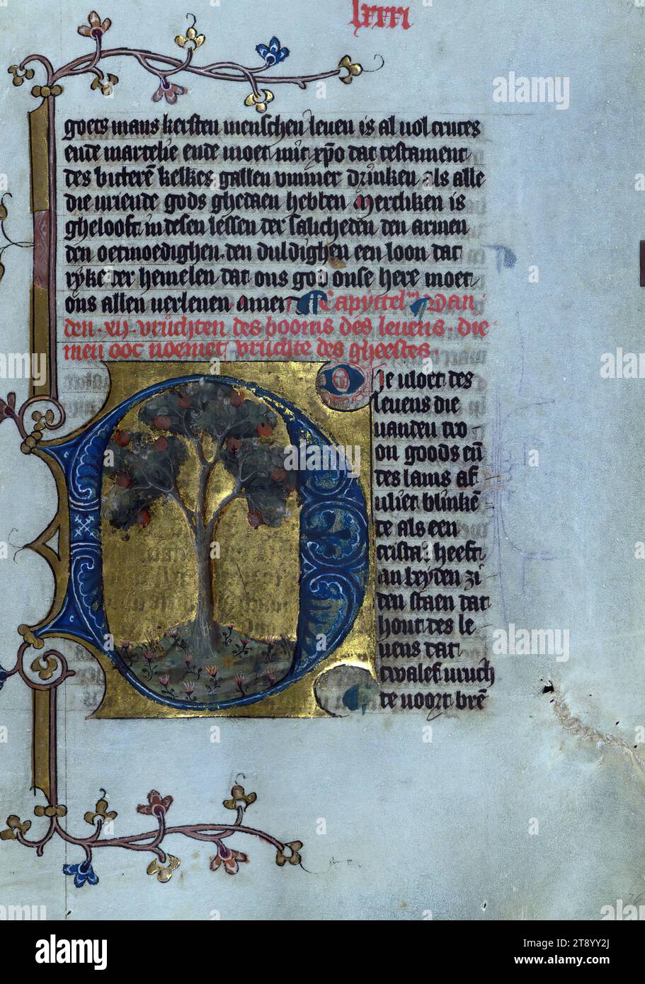 Illuminated Manuscript, Duke Albrecht's Table of Christian Faith ...