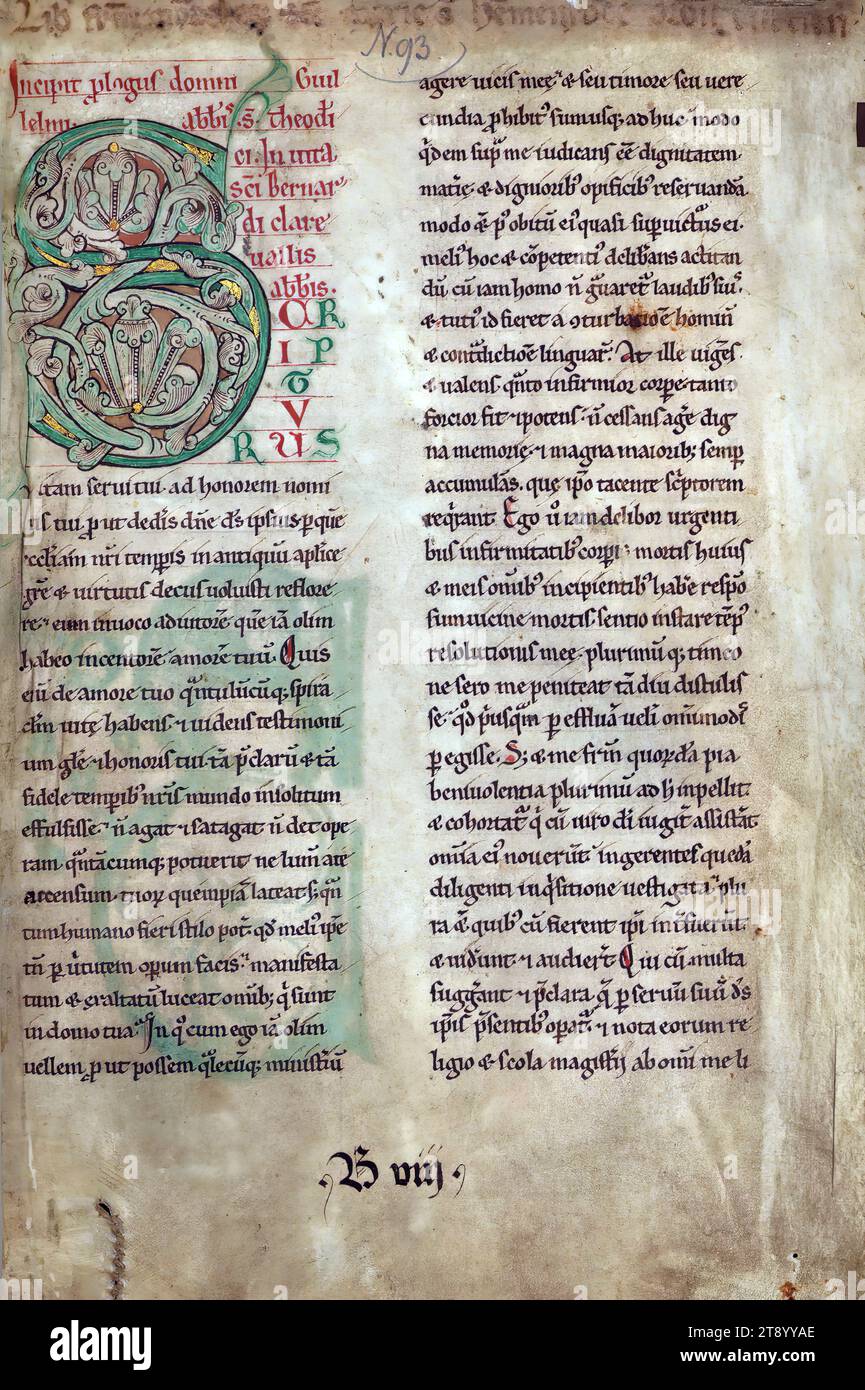 Illuminated Manuscript, Saints' Lives, This manuscript, which was made ...