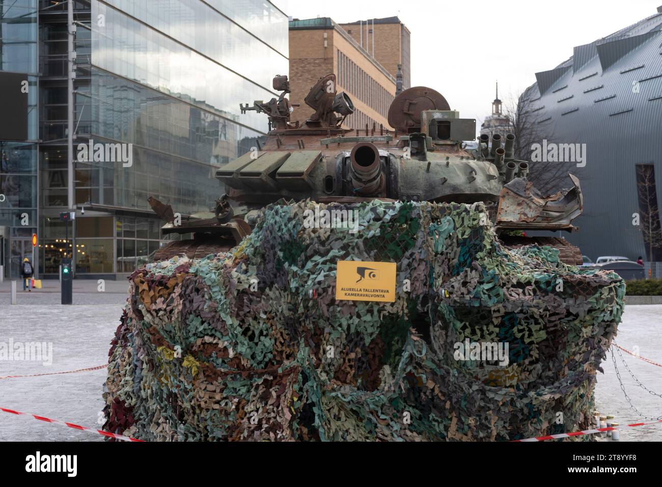 Russian T-72 B3 main battle tank, used in attacking Ukraine in February ...