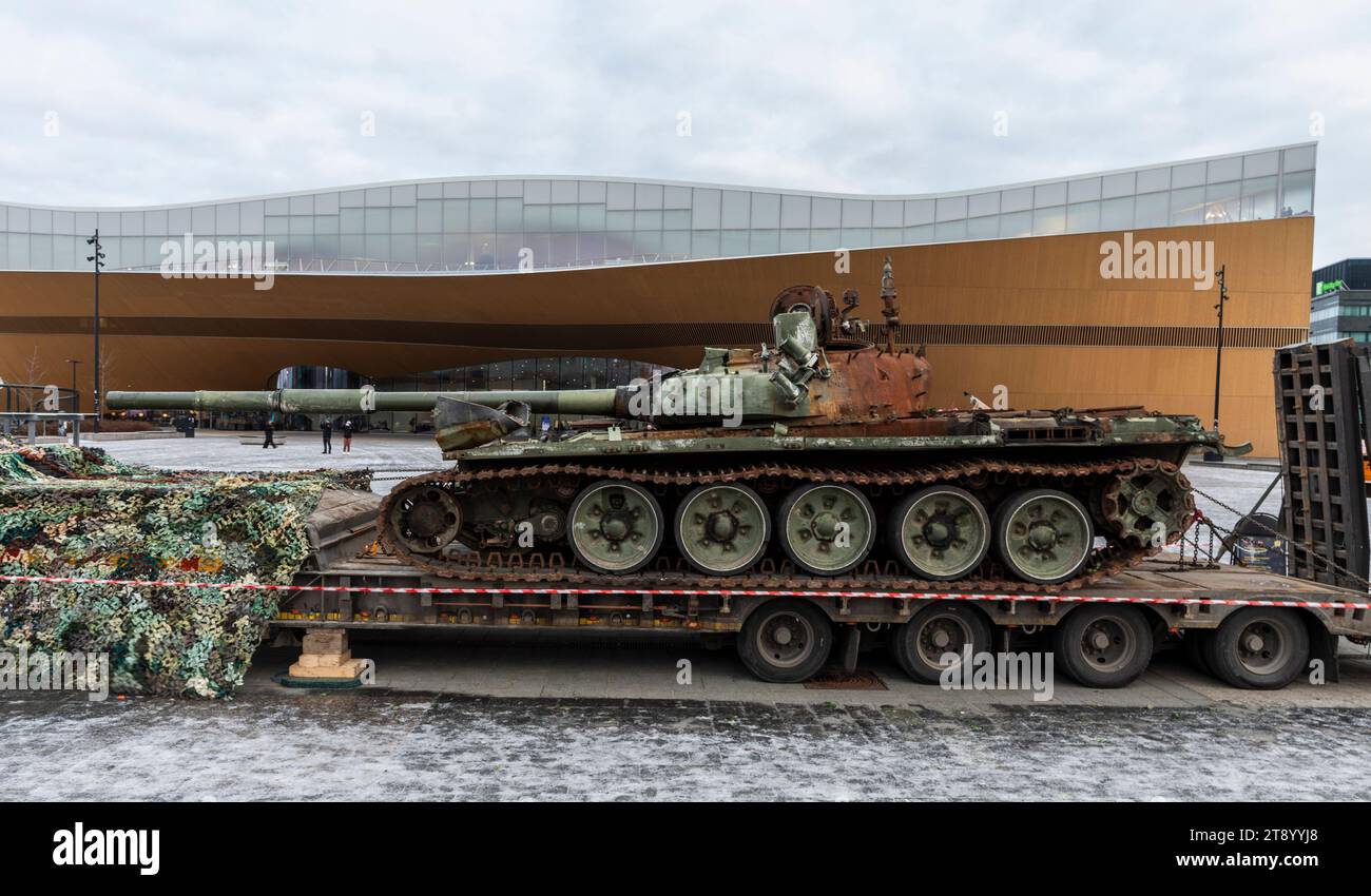 Russian T-72 B3 main battle tank, used in attacking Ukraine in February ...