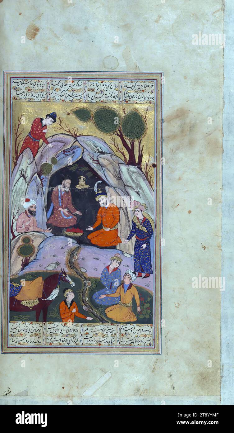 Illuminated Manuscript, Collection of poetry, Alexander the Great ...