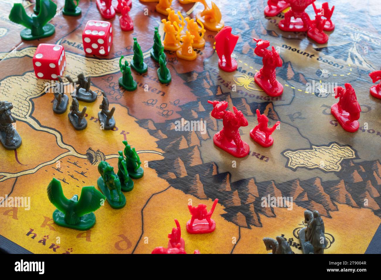 Middle earth map lord of the rings hi-res stock photography and images ...