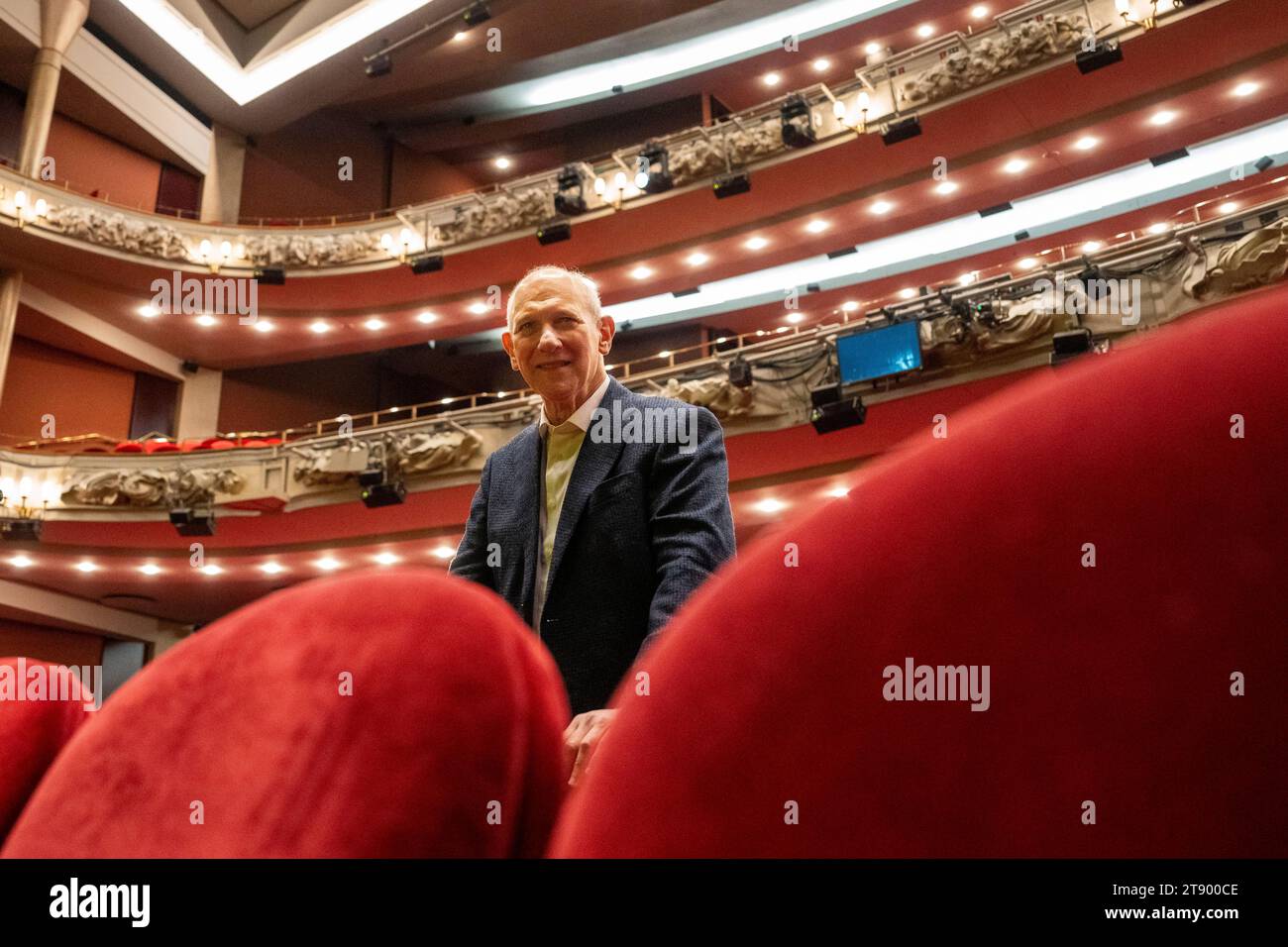 Toronto, Canada. 21st Nov, 2023. David Mirvish poses for a photo after ...