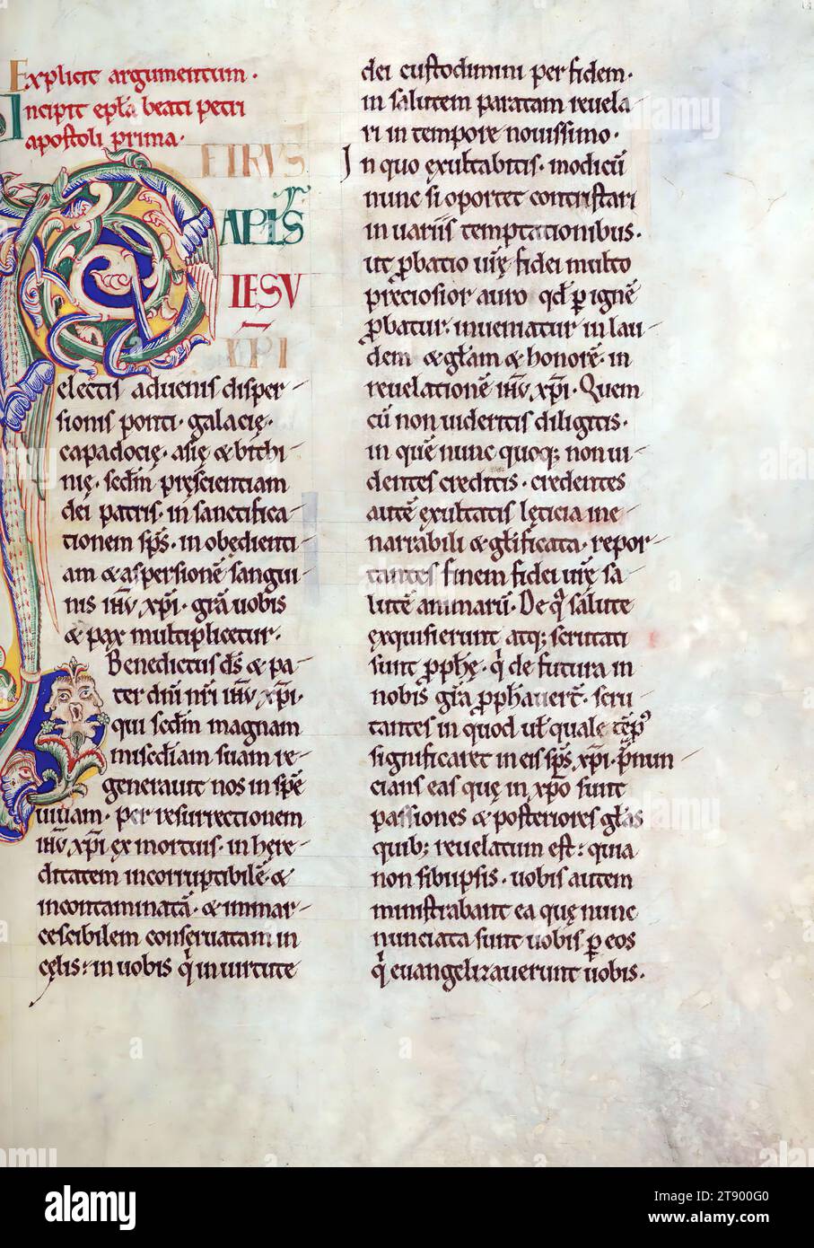 Earliest decorated bible produced hi-res stock photography and images ...