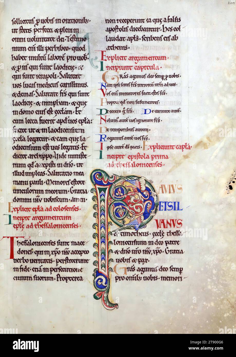 Large decorated initials hi-res stock photography and images - Alamy