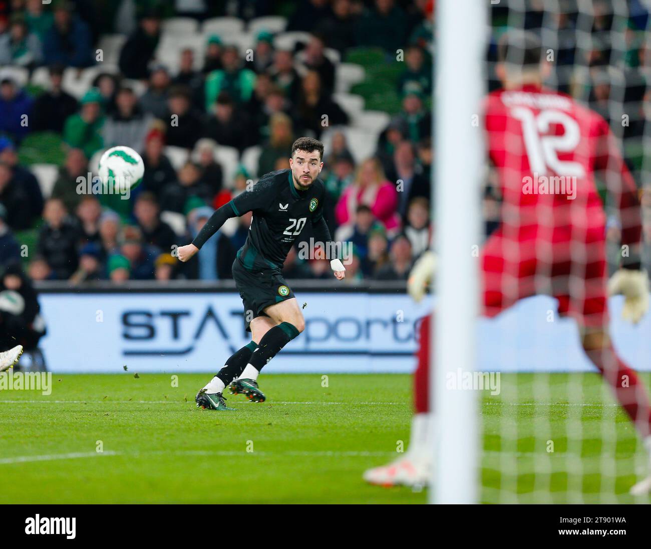 Aviva Stadium, Dublin, Ireland. 21st Nov, 2023. International Football ...
