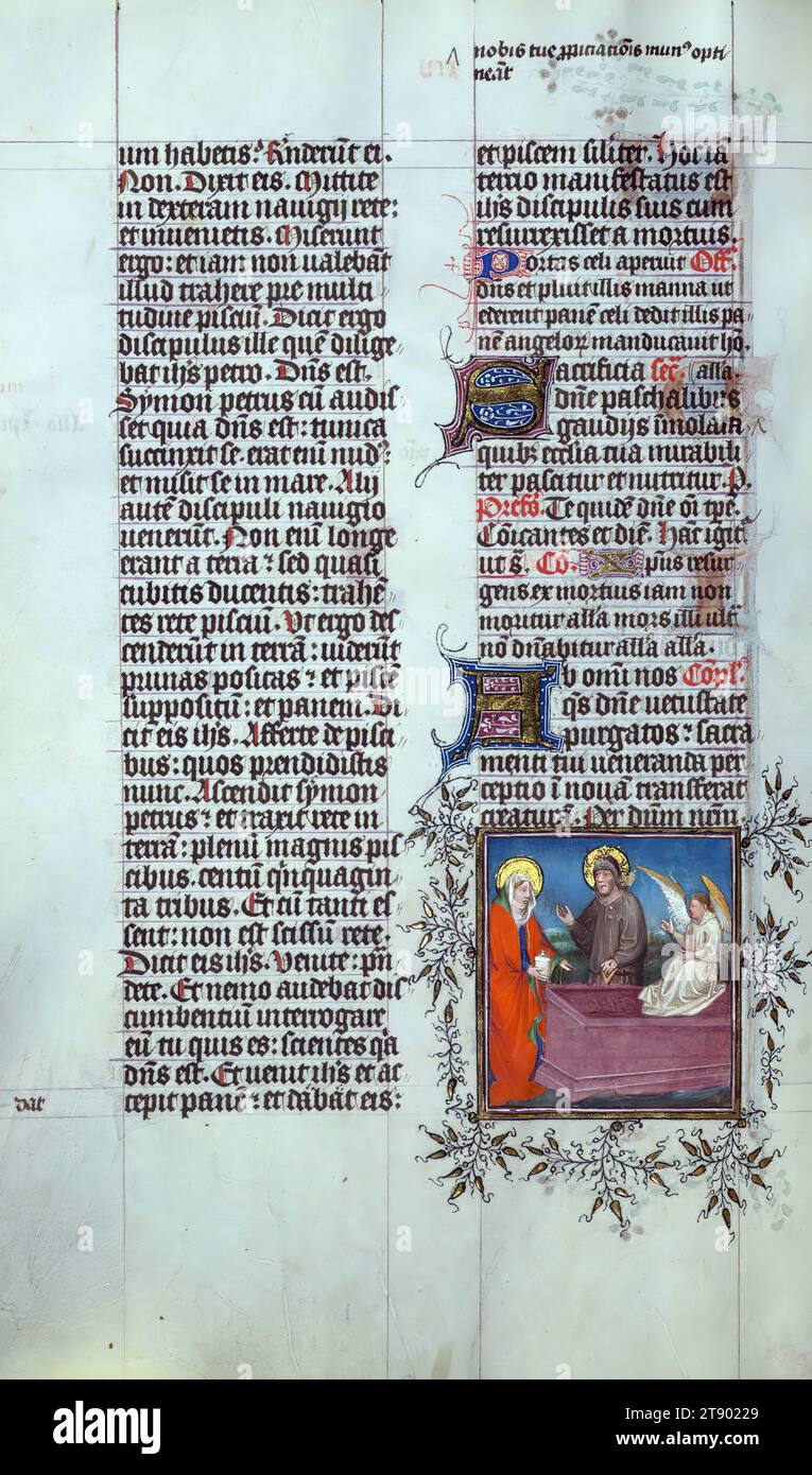 Missal of Eberhard von Greiffenklau, Christ appears to Mary Magdalene ...