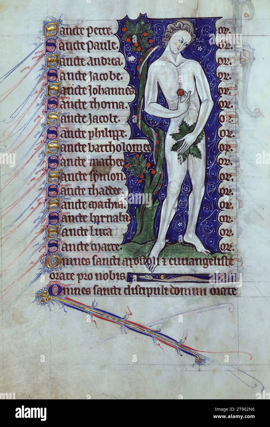 Book of Hours, Adam, This is a finely illuminated and iconographically ...