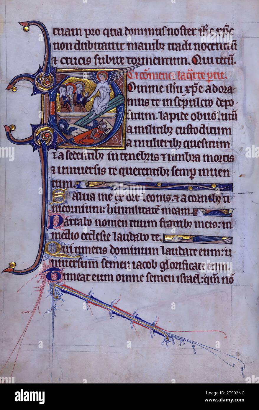 Book of Hours, Three Marys at the Sepulchre, This is a finely ...