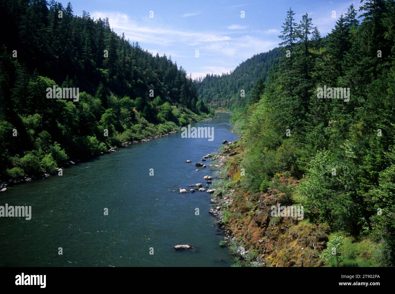 Rogue River canyon, Rogue Wild & Scenic River, Siskiyou National Forest ...