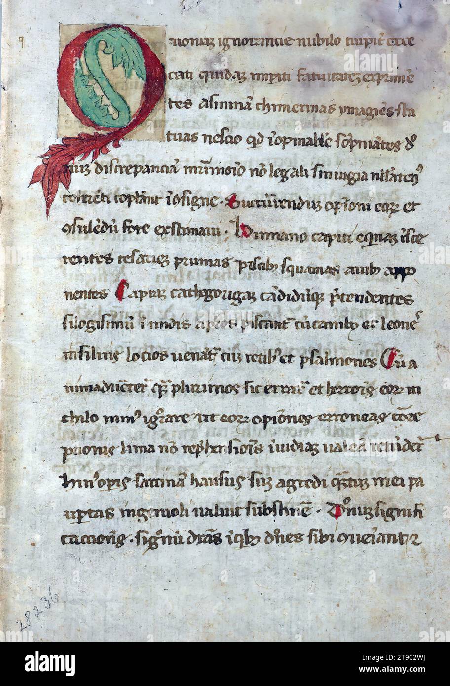 Illuminated Manuscript, Glossed copy of Eberhard of Bethune's ...